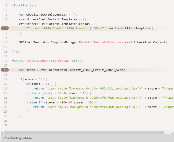 Color code List items in SharePoint 2013 or Office 365 – List View